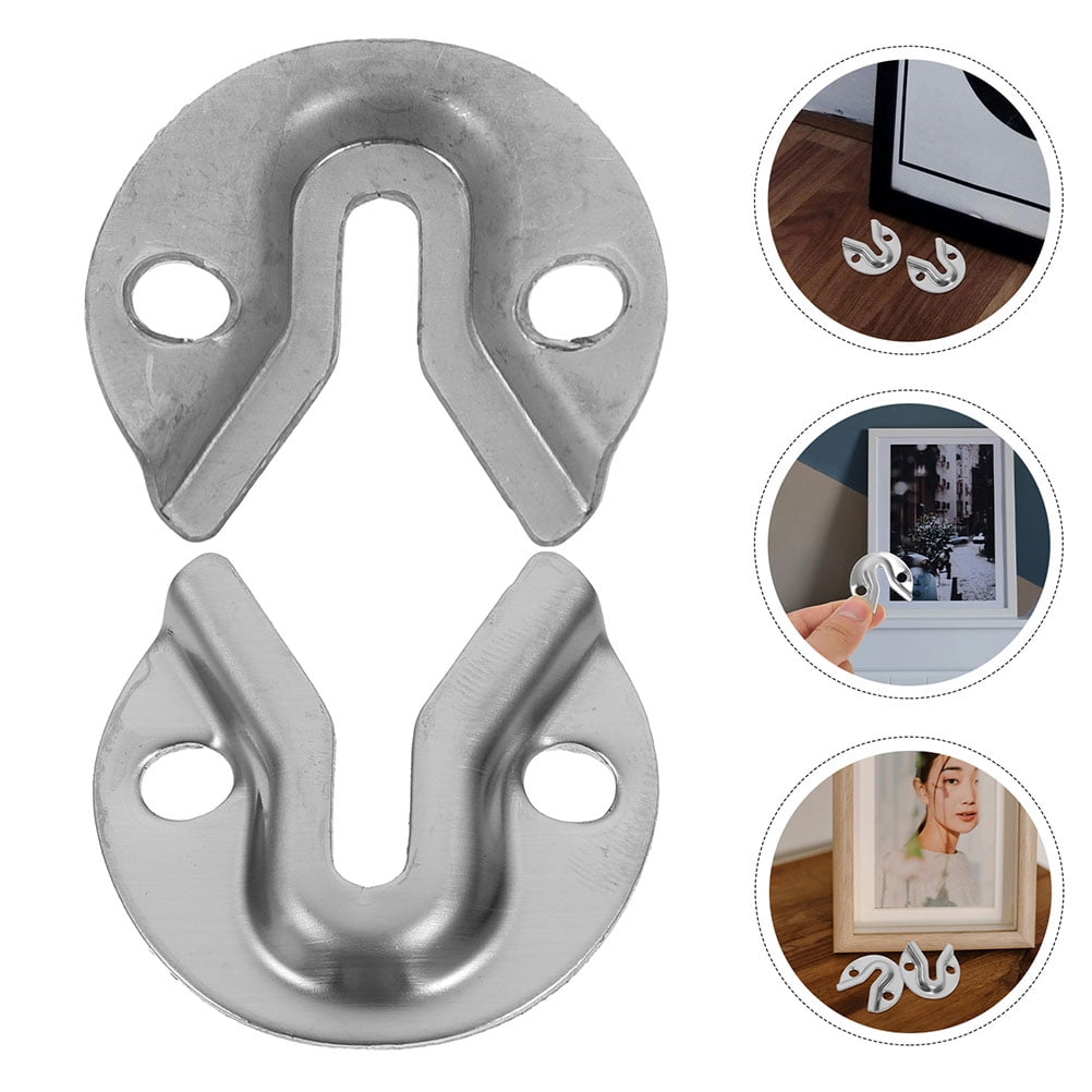 MLINS 20pcs Heavy Duty Metal Picture Hooks Single Keyhole Hangers ...