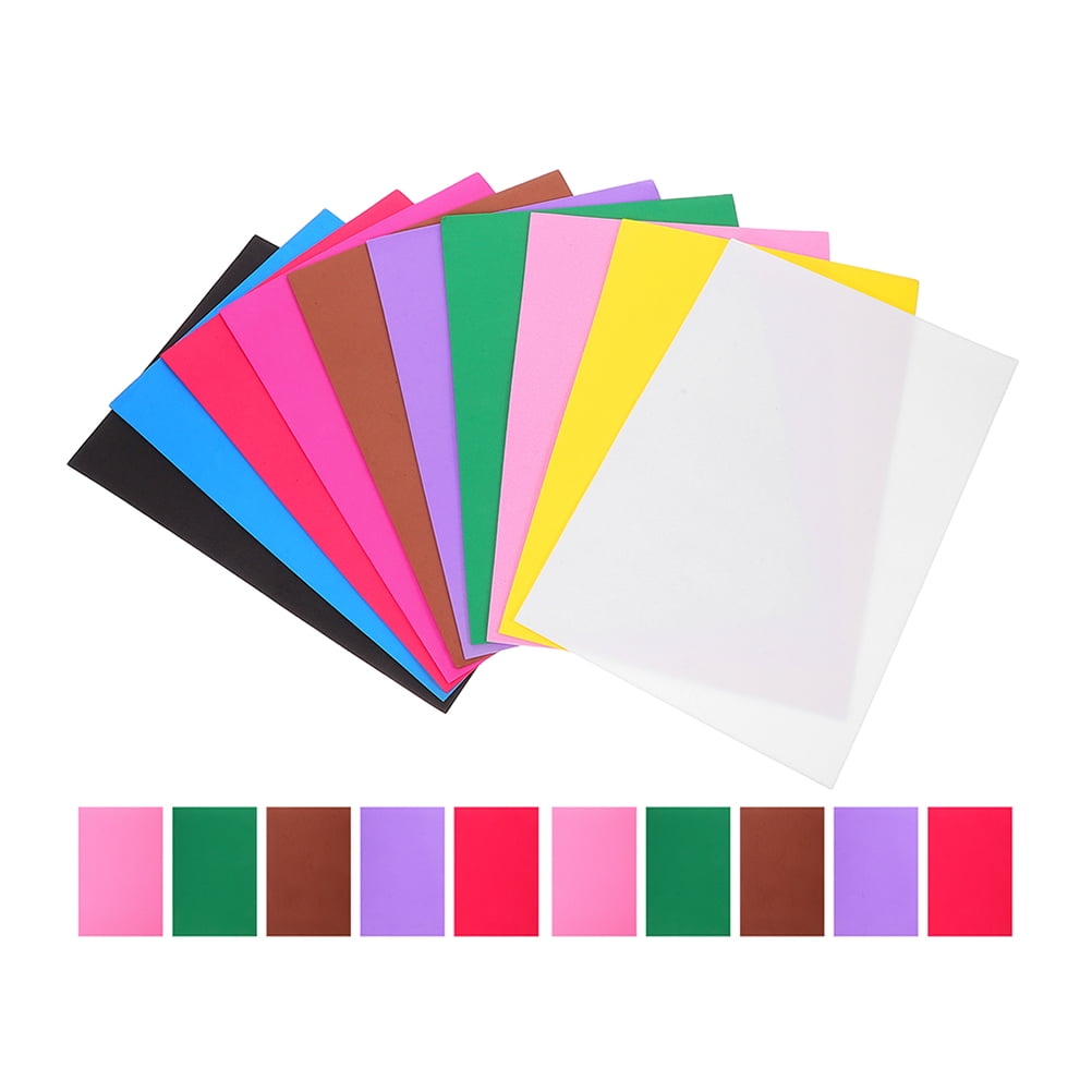 MLINS 20pcs Kids Diy Eva Foam Paper Sheets Colorful Crafting Supplies ...