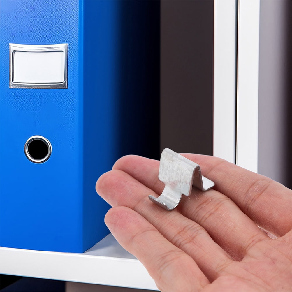 DINHEAROM Shelf Clips Stainless Steel 20Pcs 1In - Walmart.com