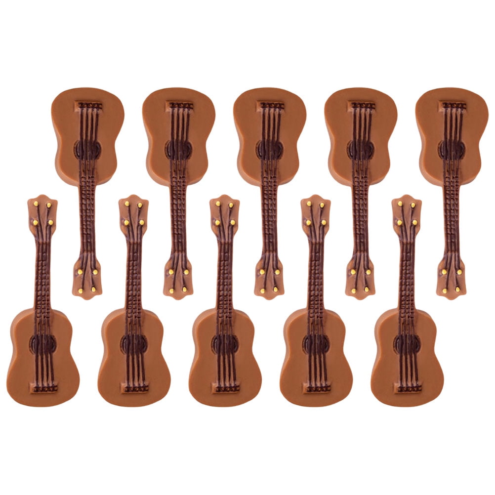 MLINS 20pcs Miniature Guitar Model Resin Mini Guitar Dollhouse Guitar ...