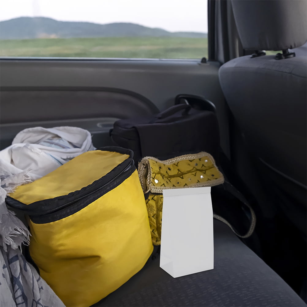 MLINS 20pcs Portable Puke Bags for Car Travel Paper Leakproof Vomit ...