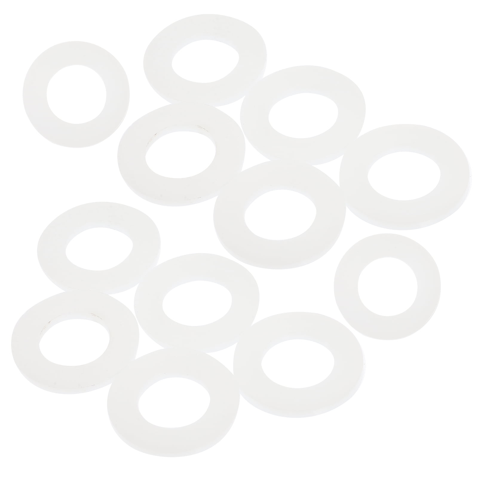 MLINS 20pcs Round Flat Washers Nylon Round Washer Set Screw Gasket ...
