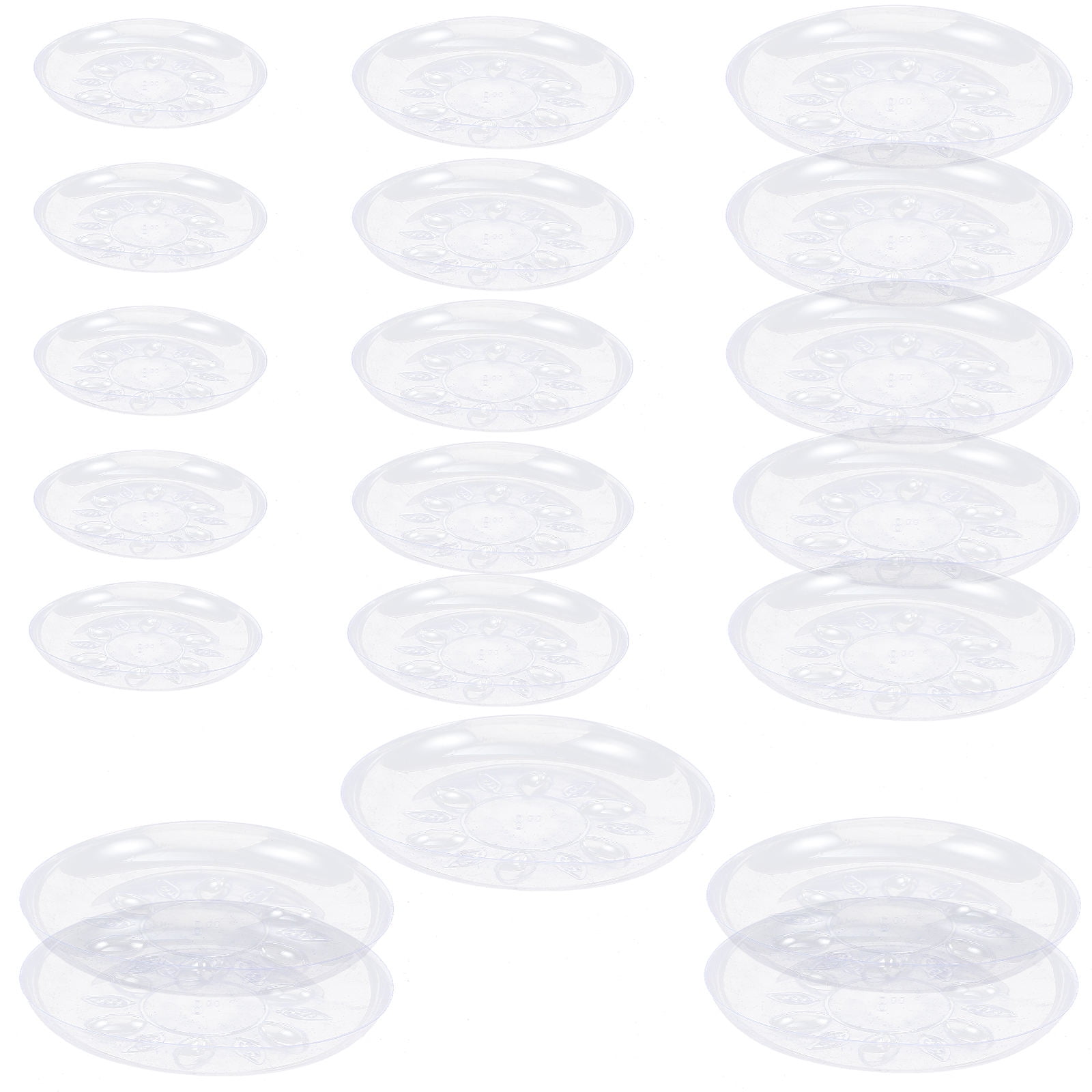 MLINS 20pcs Round Flower Pot Trays Balcony Flowerpot Bottom Water ...