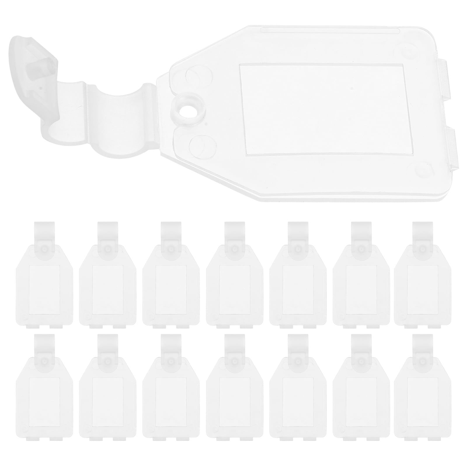 MLINS 20pcs Shelf Price Label Holder Display Label Price Card Holder ...