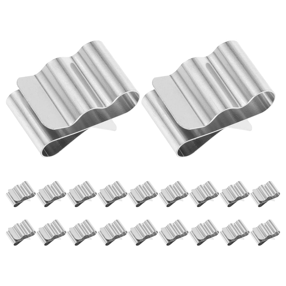 MLINS 20pcs Stainless Steel Cable Clips For Pv Wiring Double-Wire ...