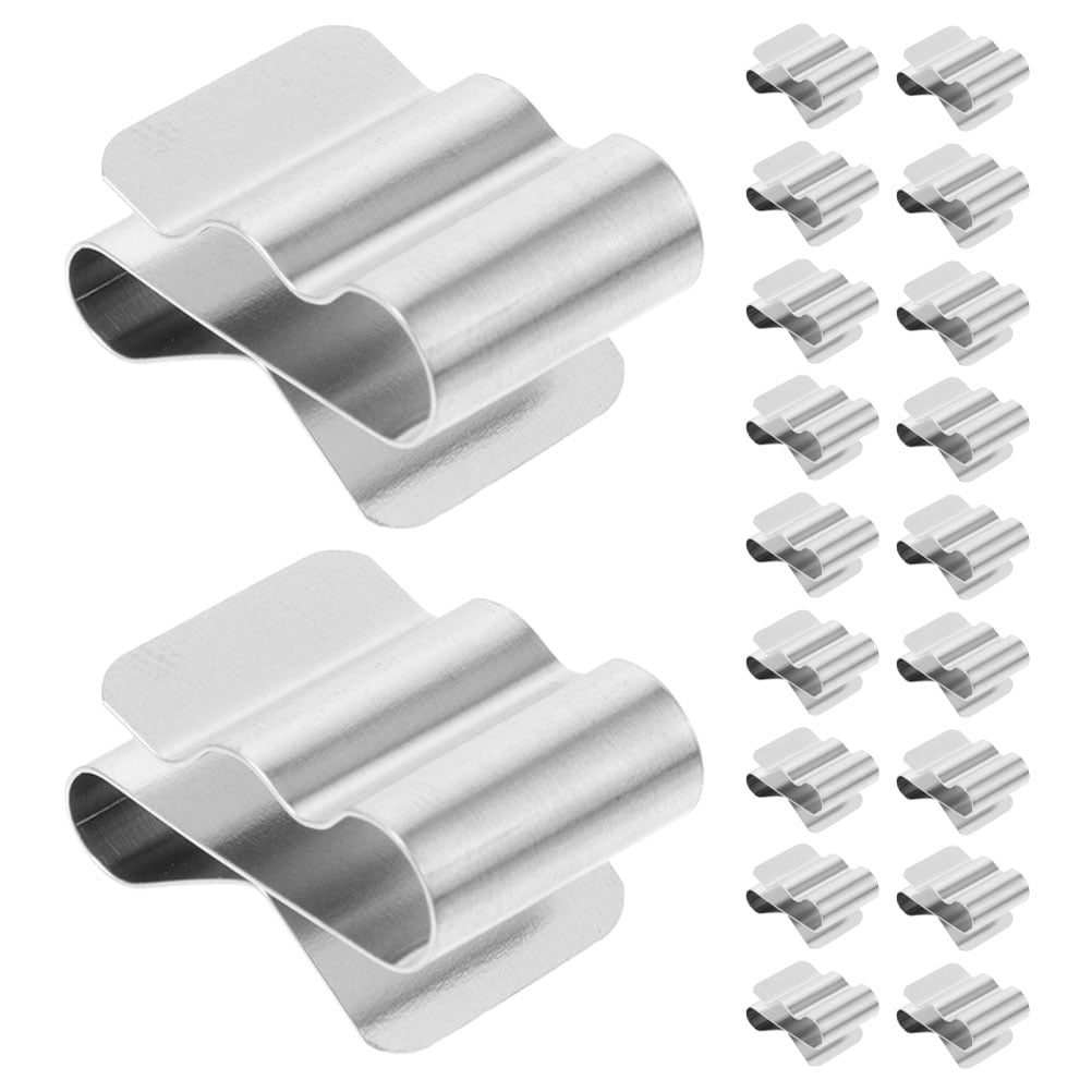 MLINS 20pcs Stainless Steel Solar Panel 2-Wire Clips For Cable ...