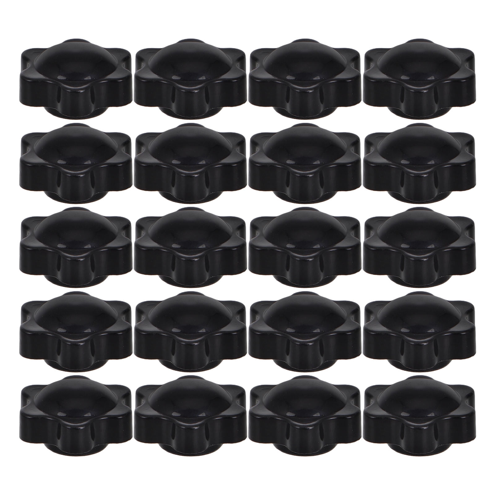 MLINS 20pcs Star Knobs Female Threaded Hexagon Head Thru Knob Clamping Knobs Jig Knobs T Knob ...