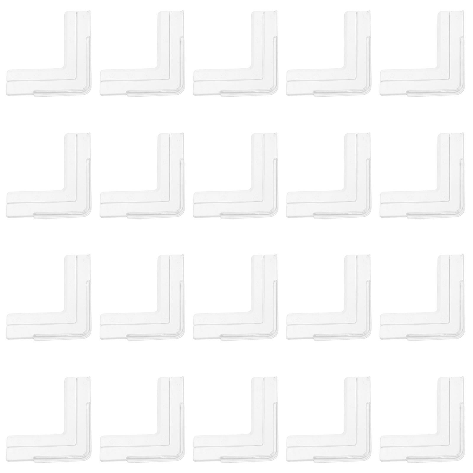 MLINS 20pcs Transparent PVC Corner Protectors for Window and Furniture ...