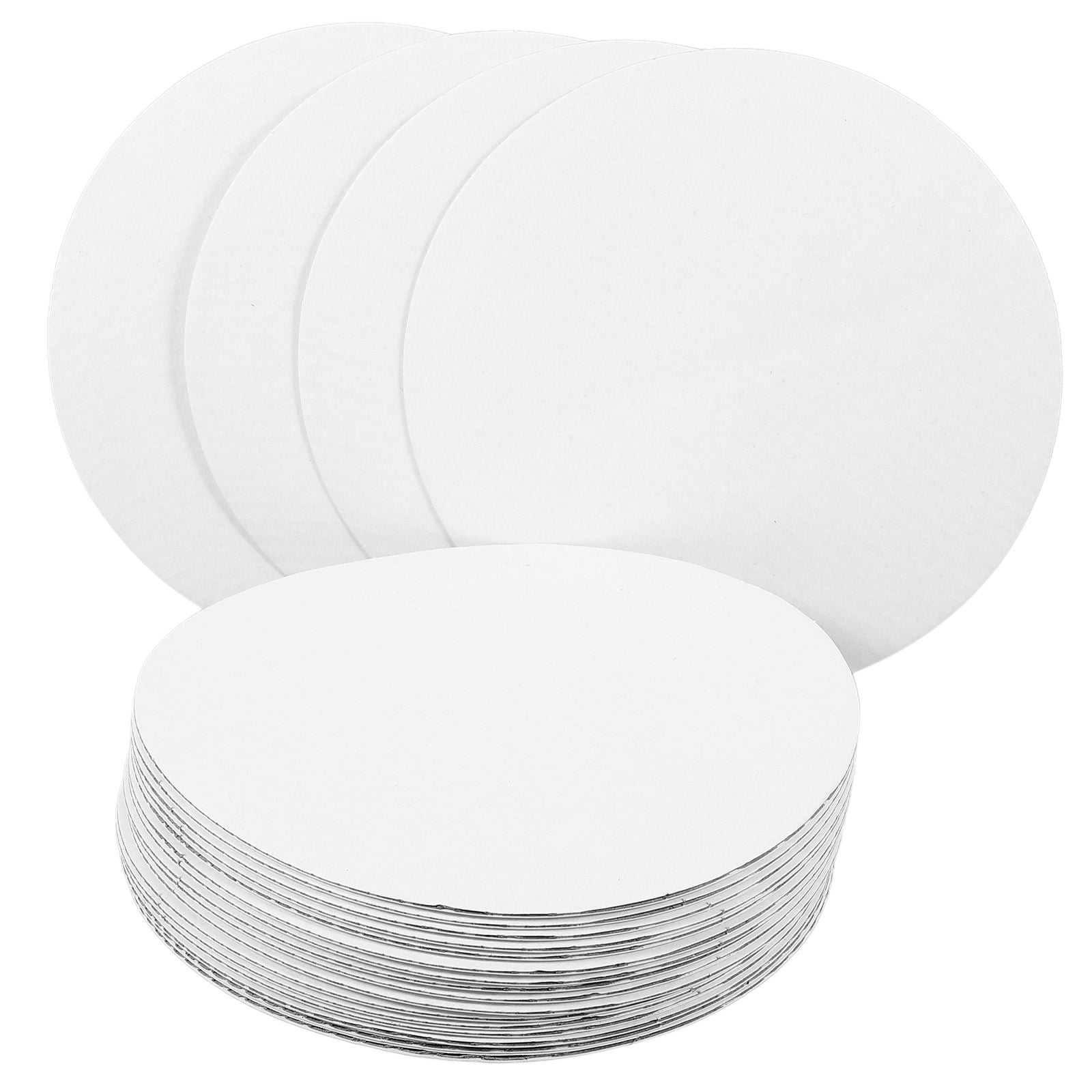 Milisten Round Mini Cake Boards Paper 20Pcs 6 Inches - Walmart.com