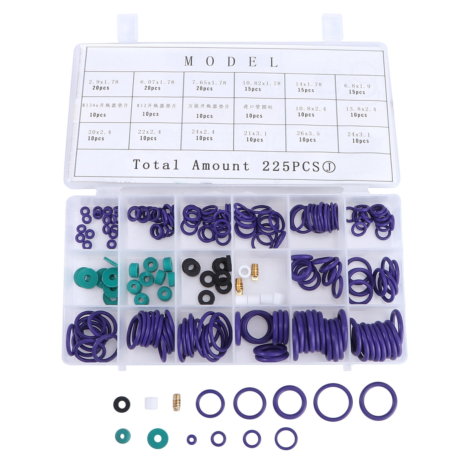 MLINS 225 Pcs System O- Leaking Faucet Hose Gasket - Walmart.com