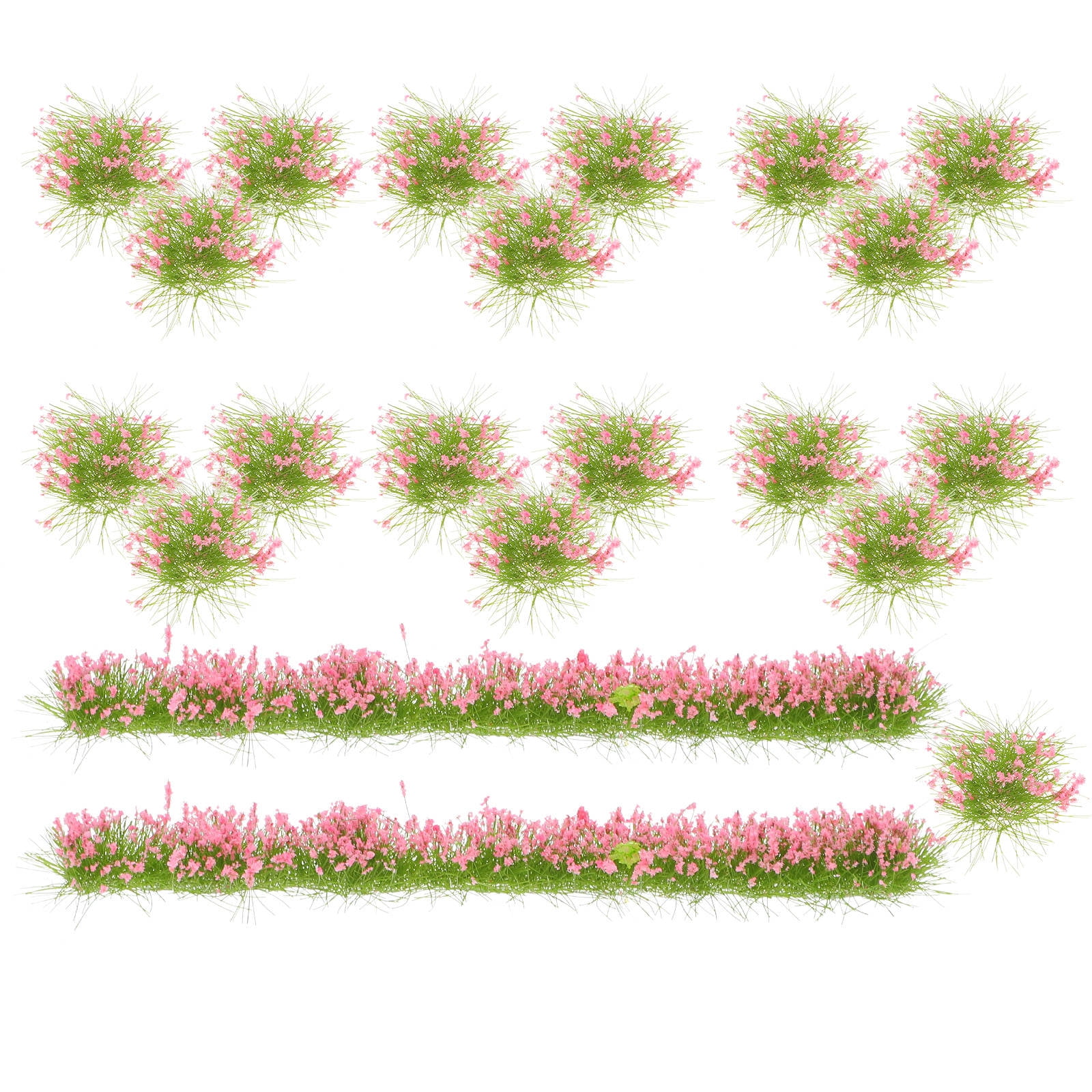 MLINS 23pcs Miniature Model Trees For Diorama Realistic Plastic Mini ...