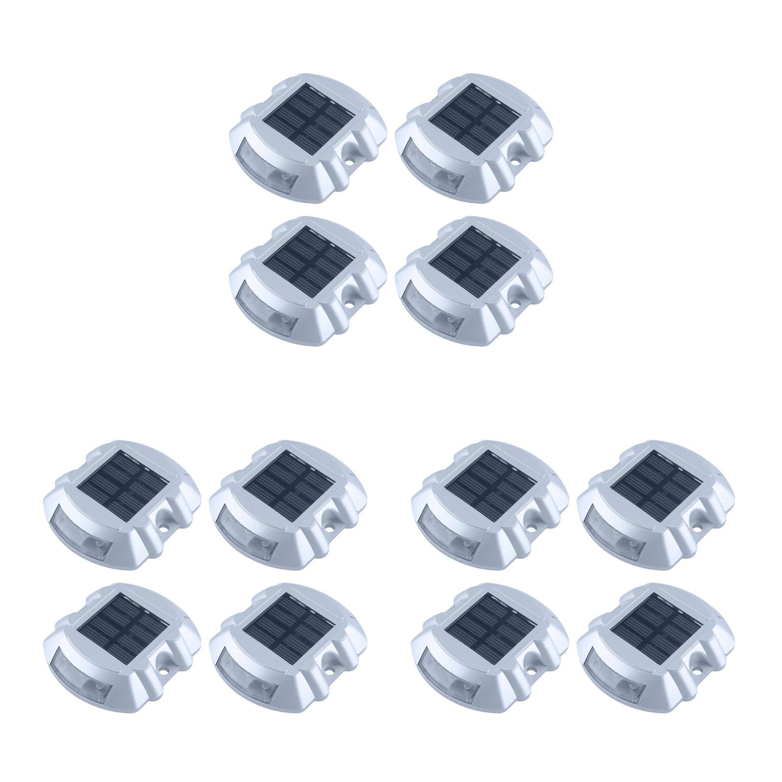 MLINS 24 PCS Lights Solar Powered Driveway Lights LED Bright White ...