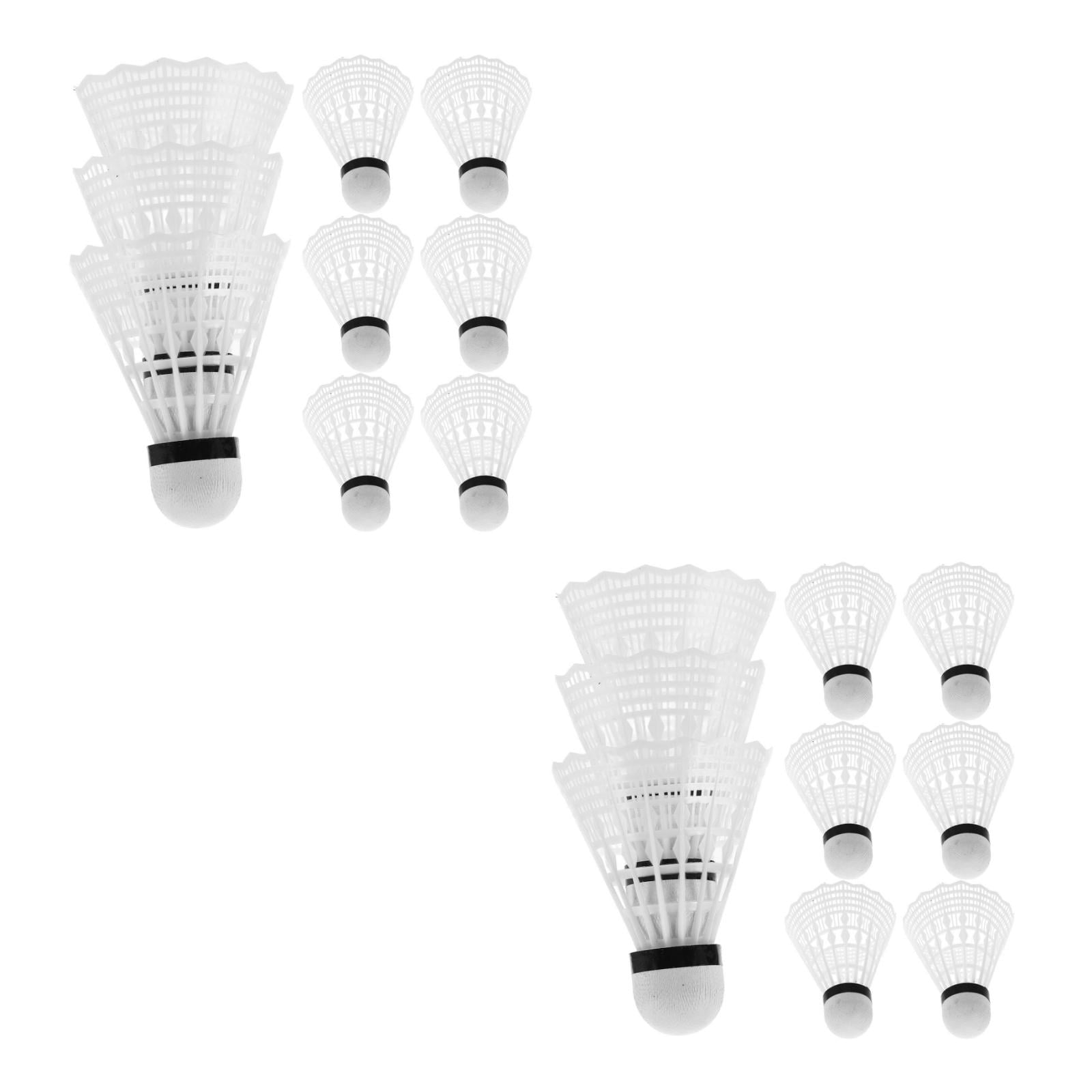 MLINS 24 PCS Nylon Badminton Birdies Set Training Shuttlecocks Replacement Birdies Badminton ...