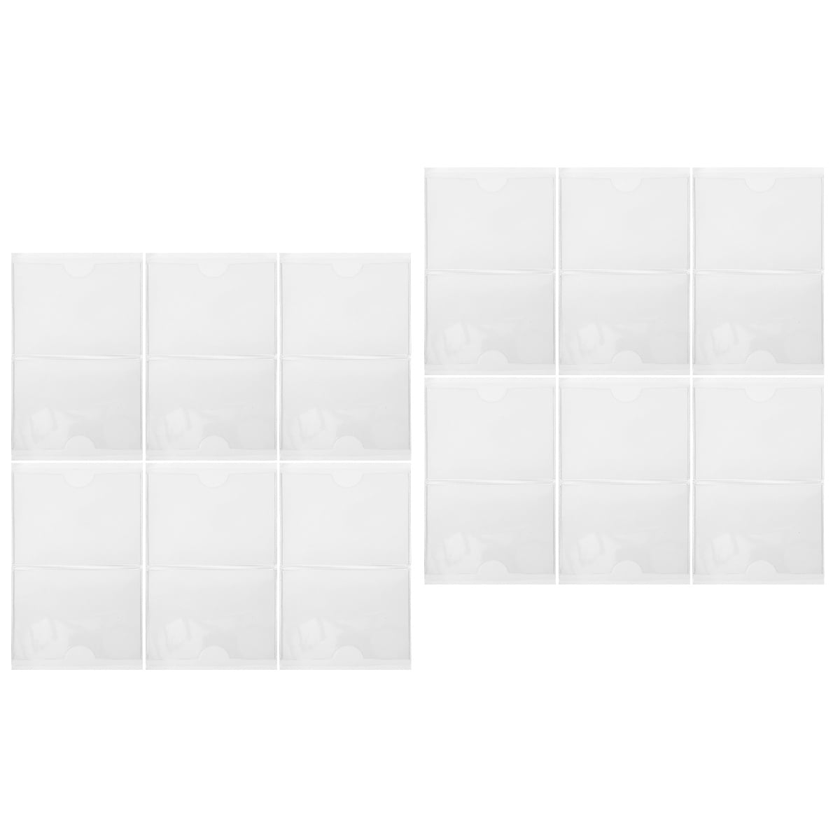 MLINS Pcs Adhesive Label Card Bags Transparent Label Card Holders ...