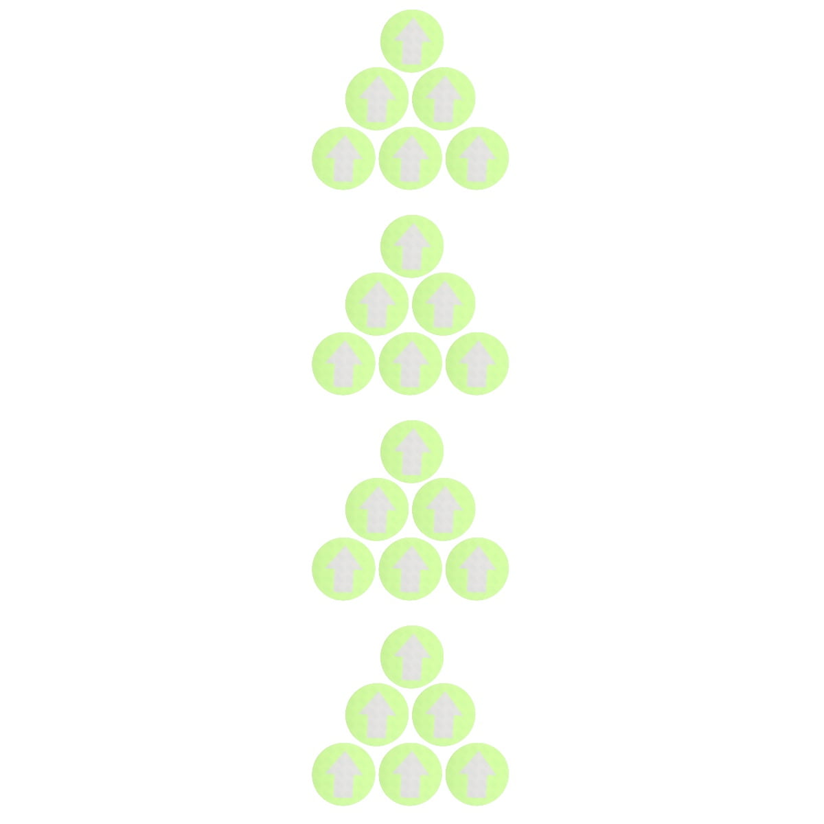 MLINS 24 Pcs Arrow Direction Sign Arrow Direction Marker Adhesive Arrow ...