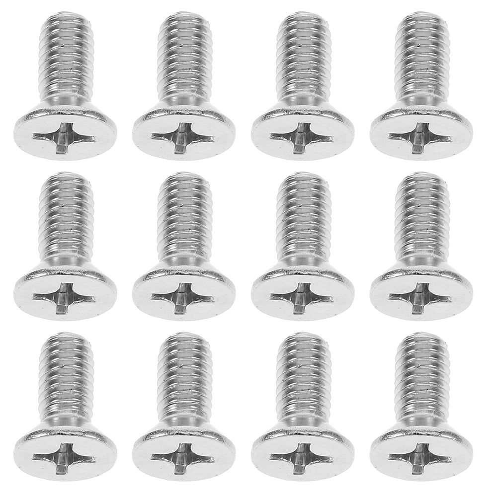 MLINS 24 Pcs Automotive Brake Disc Fixing Bolts Car Screws Silver ...