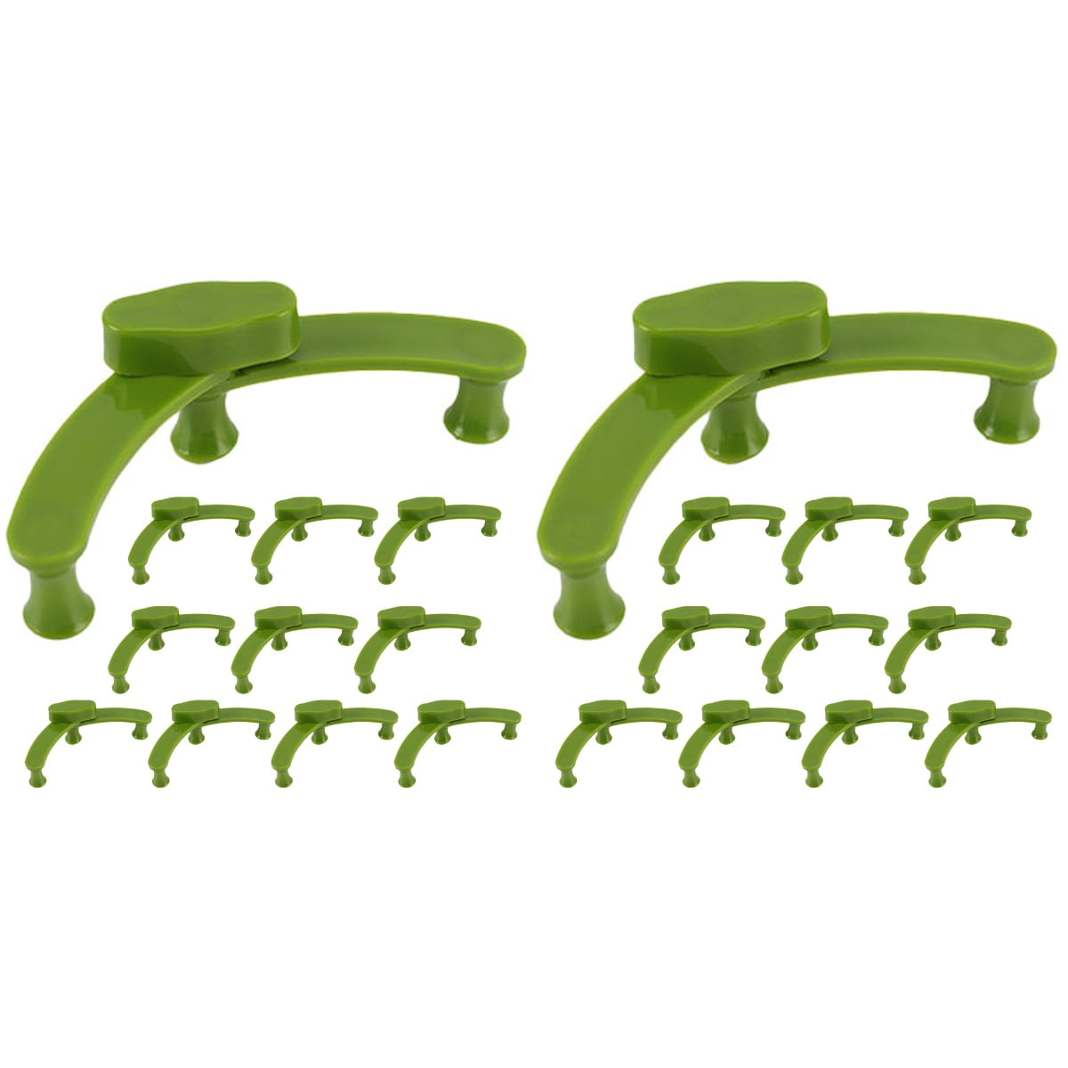MLINS 24 Pcs Branch Fixing Clamp Branches Modelling Tools Garden Plant ...