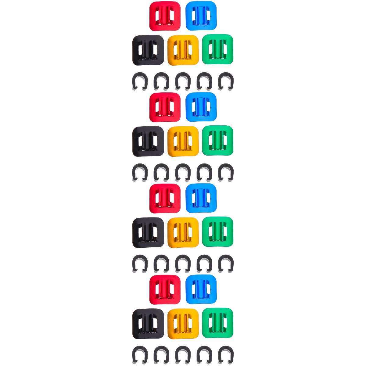 MLINS 24 Pcs Cable Clip Derailleur Cord Clips Bike Cable Clamp Plastic ...