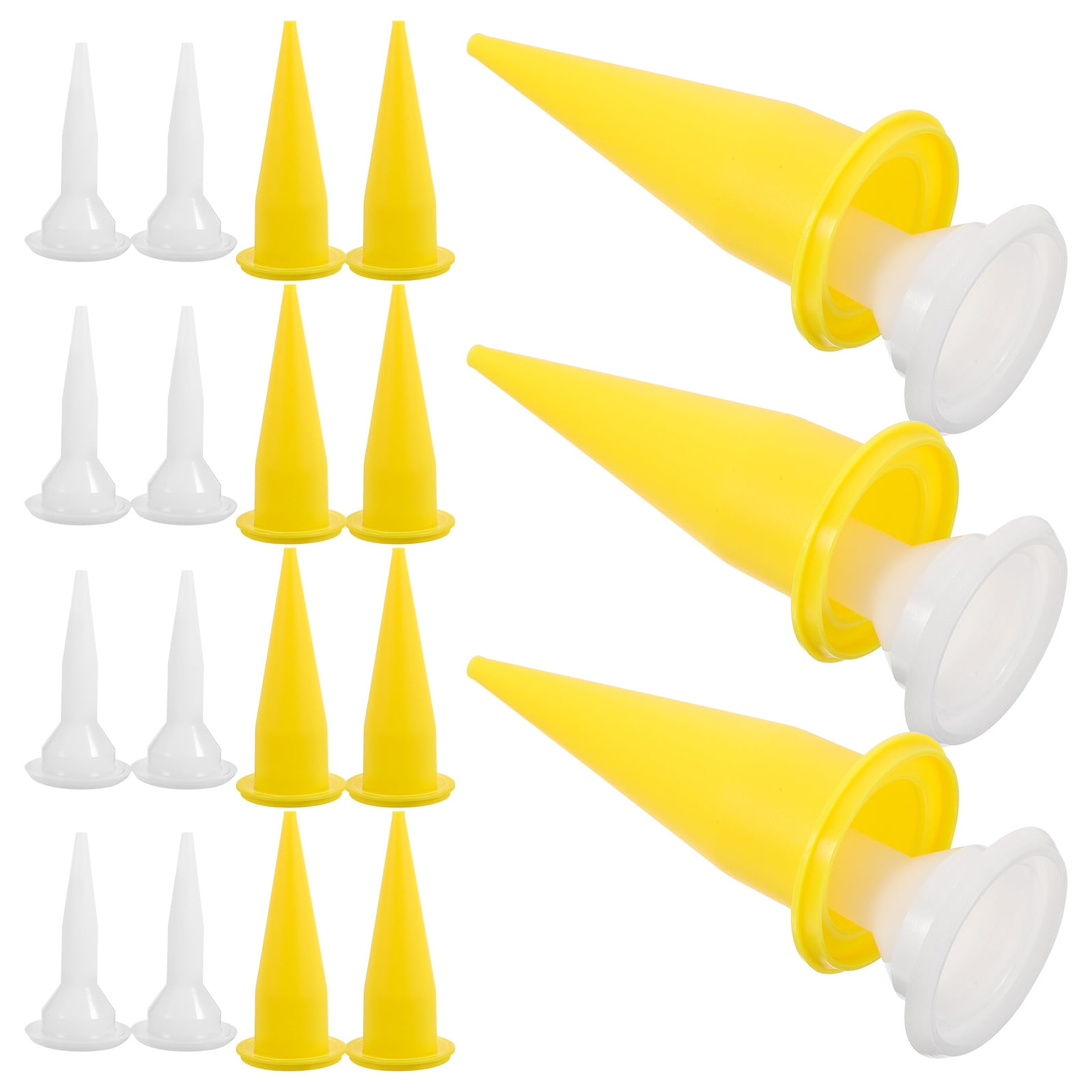 MLINS 24 Pcs Caulk Tips Caulking Nozzle Applicator Finishing Tool ...