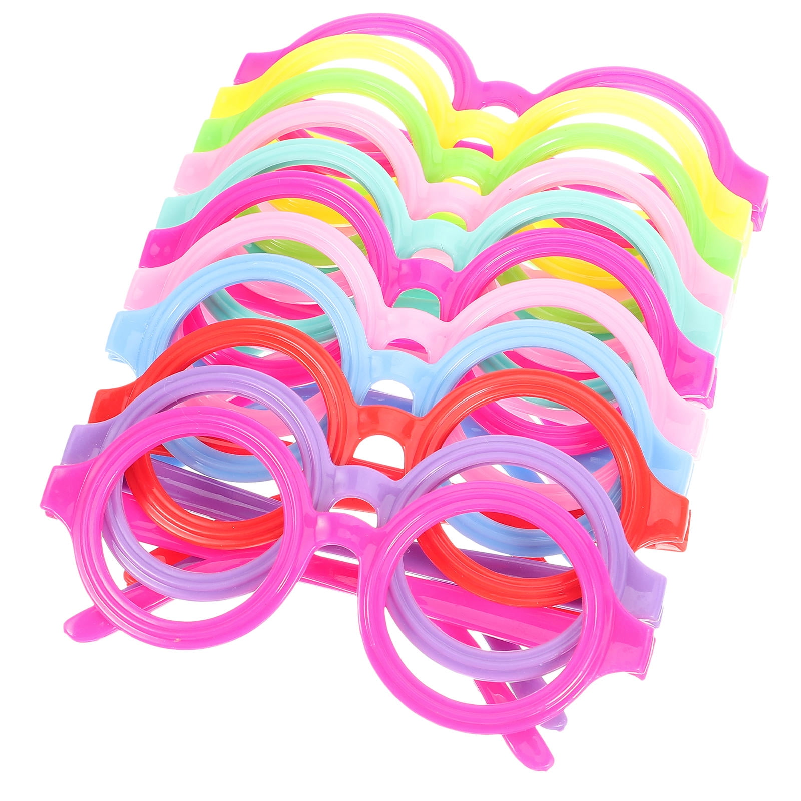MLINS 24 Pcs Child Plastic Glasses Frame Dress up Eyewear for Kids Baby ...
