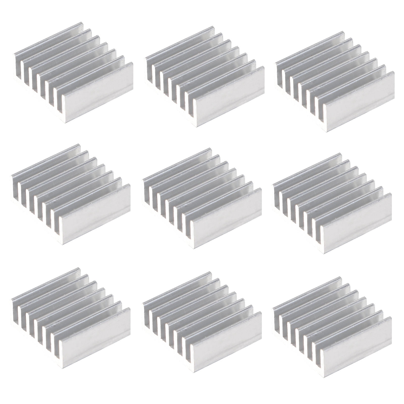 MLINS 24 Pcs Electronic Chip Aluminum Heatsink Radiator Heat Sink ...