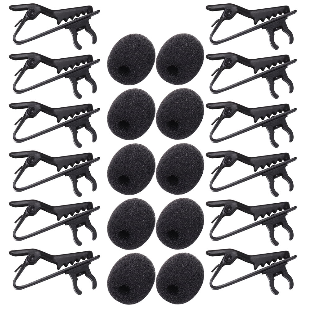 MLINS 24 Pcs Microphone Protection Covers Headset Foam Filter Office ...