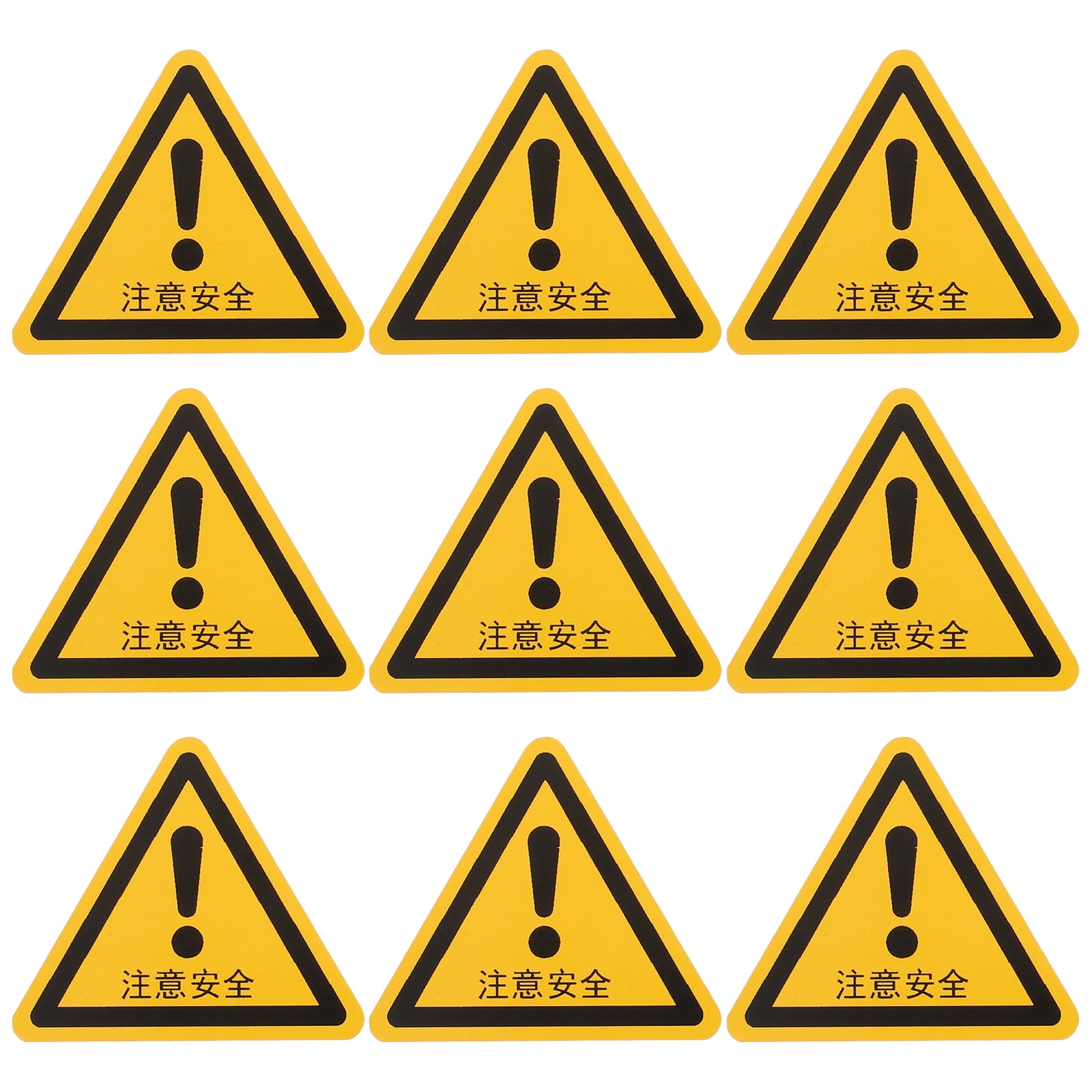 MLINS Pcs Warning Sign Stickers Machine Signs Equipment Safety ...