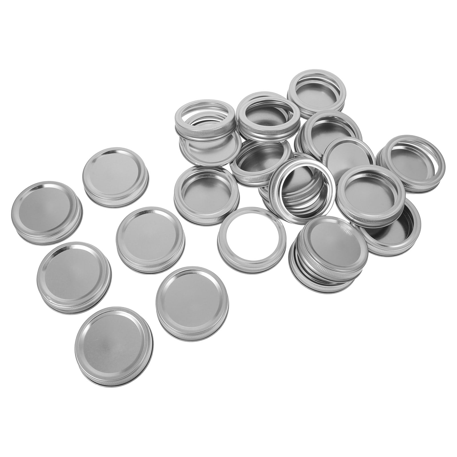 MLINS 24 Sets of Replacement Mason Jar Lids Kit Split-Type Canning Jar ...