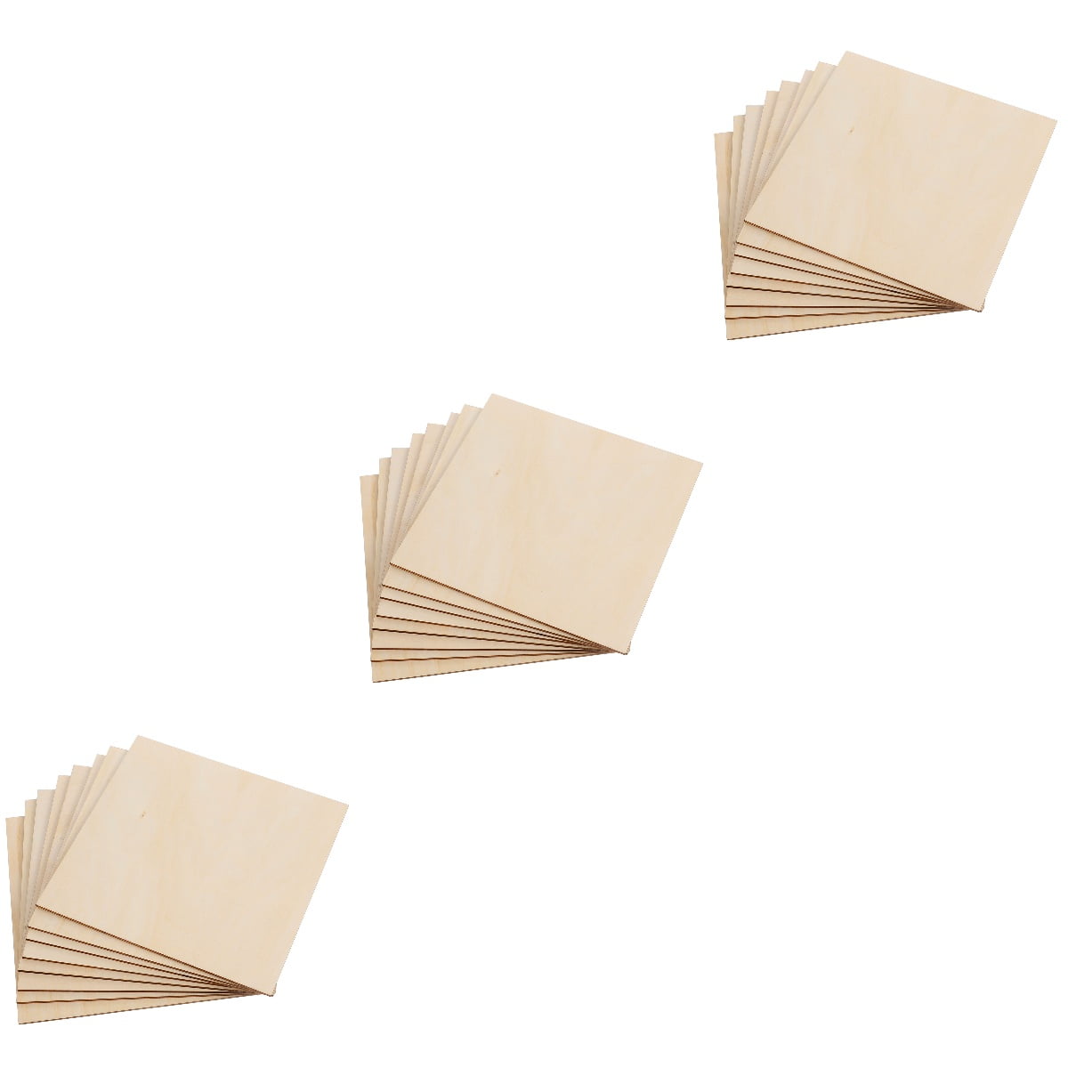 MLINS 24 pcs Graffiti Colored Wood Cutouts Drawing Cutouts Diy Wooden ...