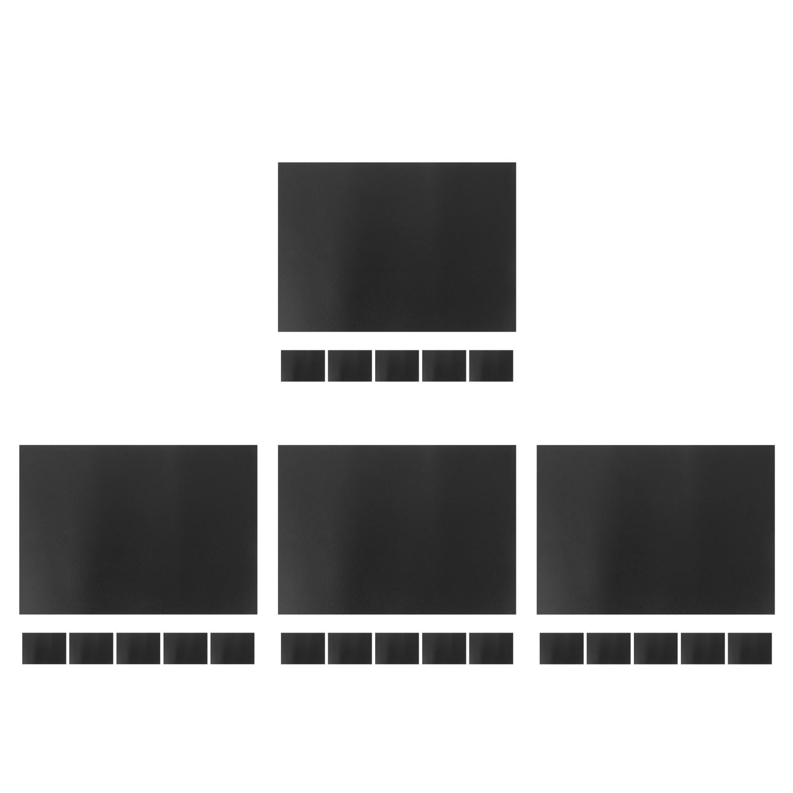 MLINS 24 pcs Magnetic Dry Erase Chalkboard Sheet for Fridge Reusable ...