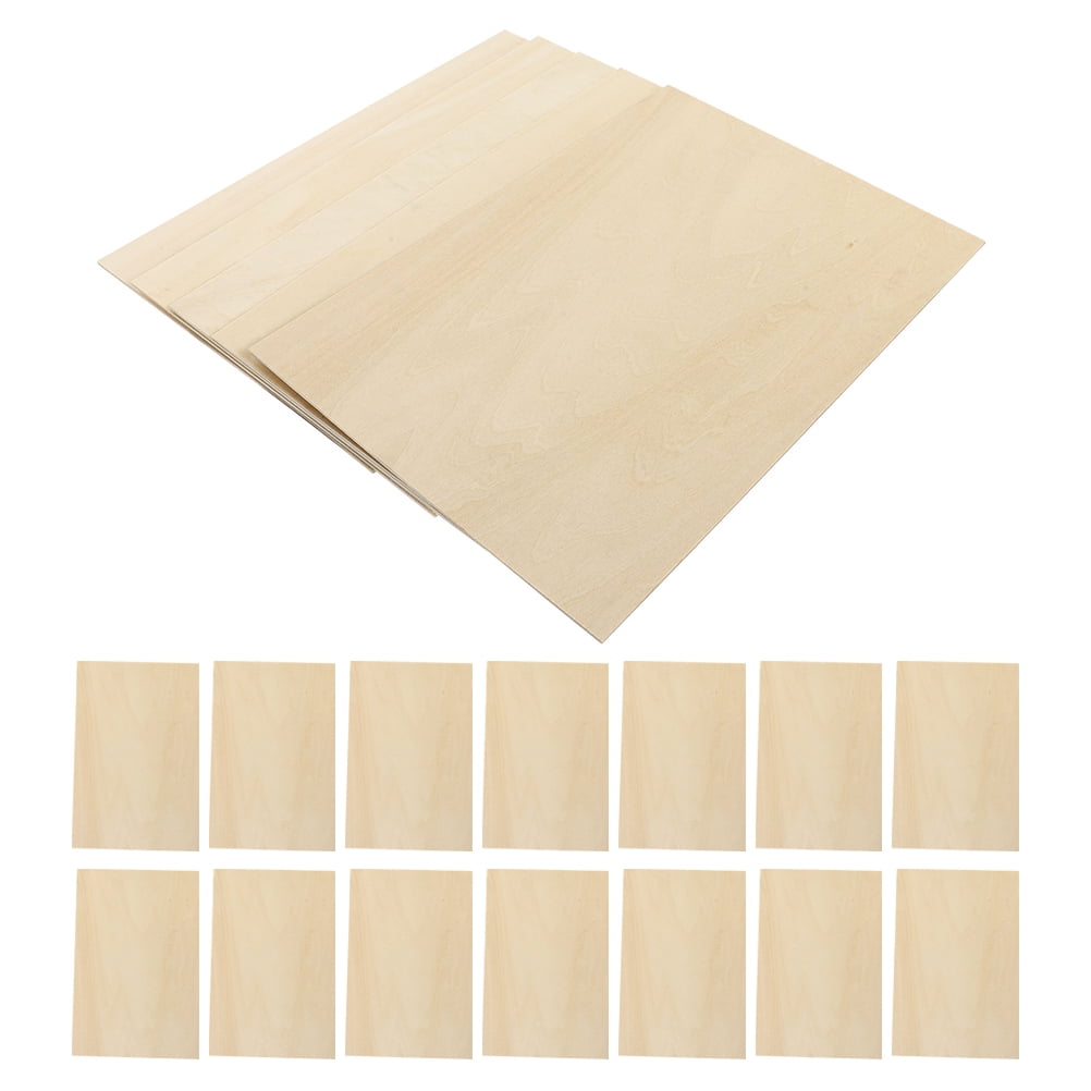 MLINS 24Pcs Crafts DIY Planks Wooden Planks Unfinished Wooden Boards ...