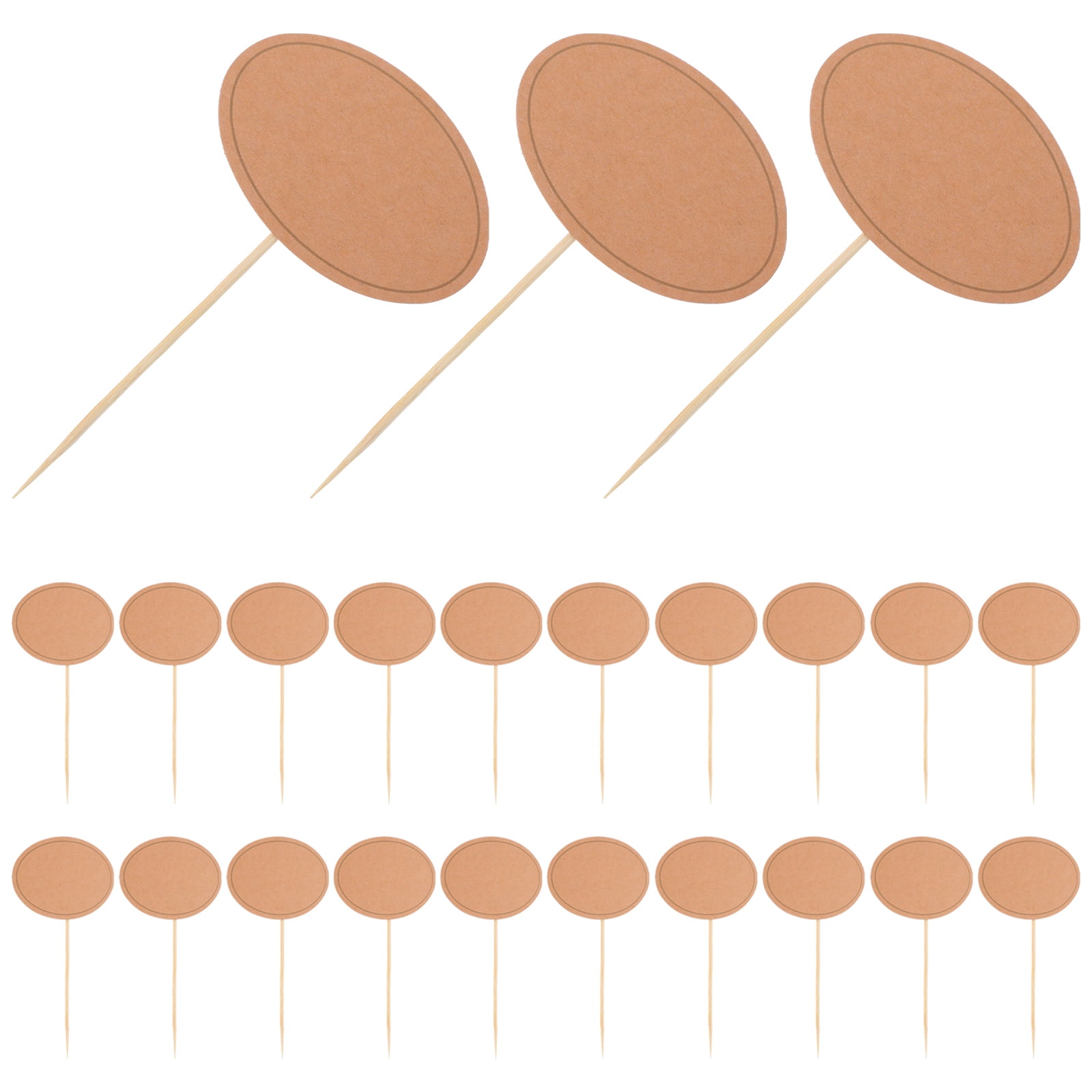 MLINS 24Pcs Food Label Picks Cheese Markers Buffet Labels Food Tags ...