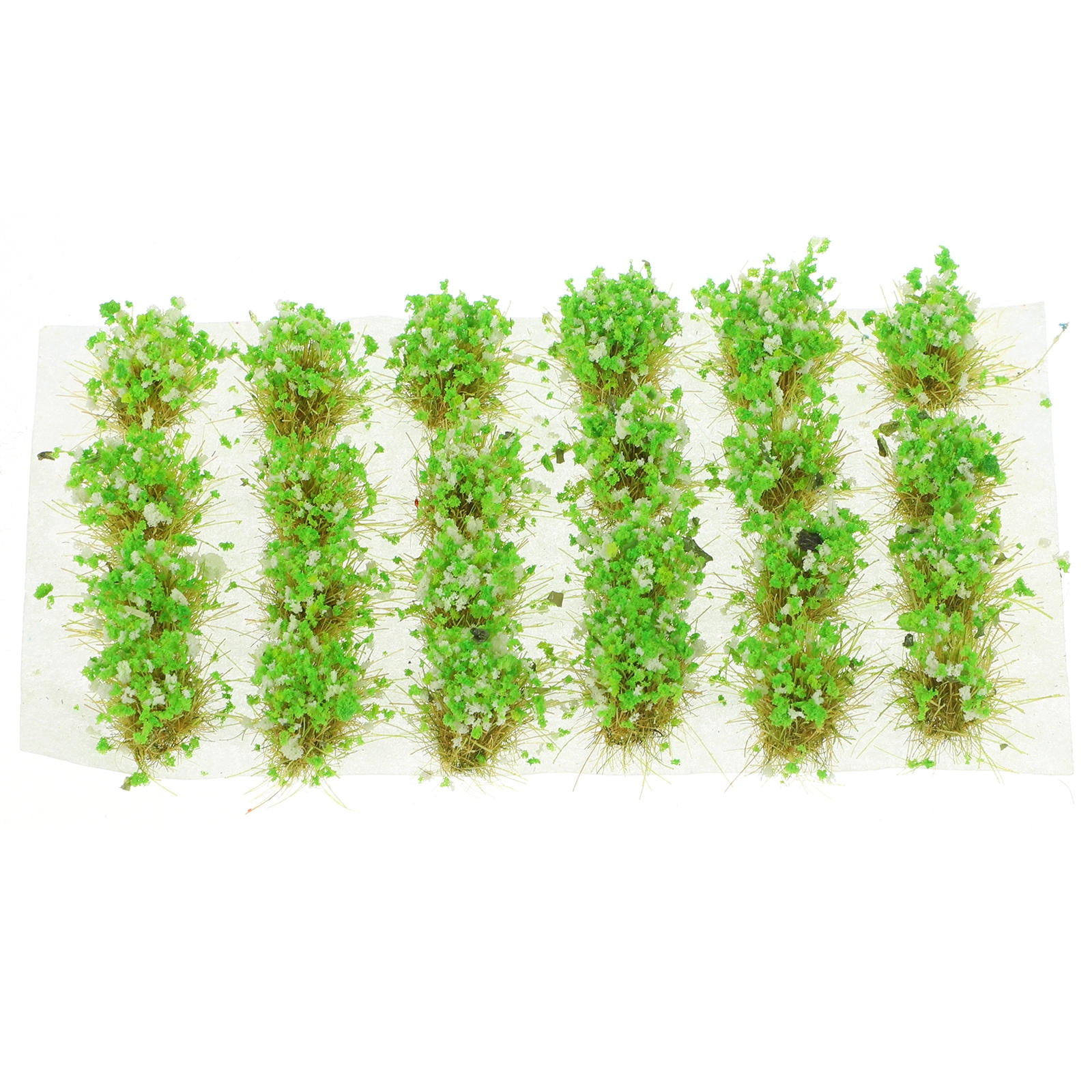MLINS 24Pcs Plastic Simulated Static Grass Tufts for Miniature Base and ...