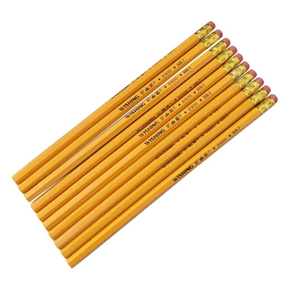 MLINS 24pcs Multifunction Writing Wooden HB Pencils with Eraser ...