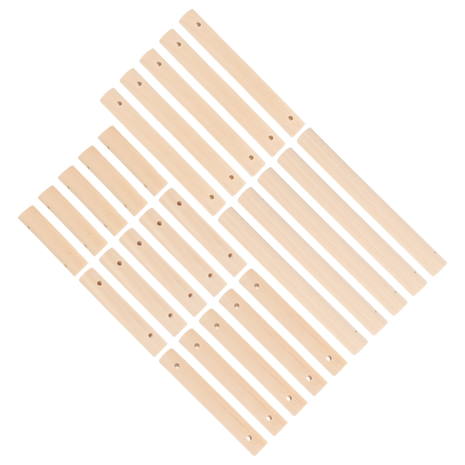 MLINS 25 Pcs Excavator Toy Foldable Round Wood Stick Accessories ...