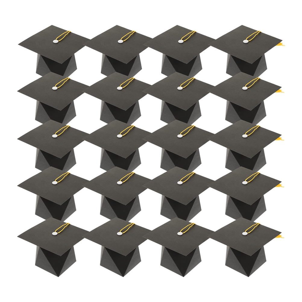 MLINS 25 Pcs Graduation Celebration Centerpieces Bachelor Hat Packing ...