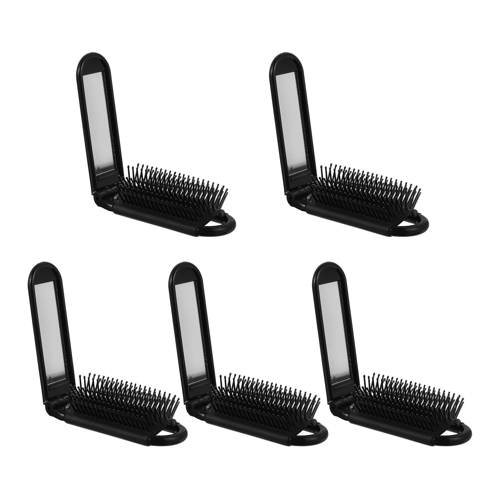 MLINS 25 Pcs Portable Combs with Mirror Foldable Combs Travel Practical ...