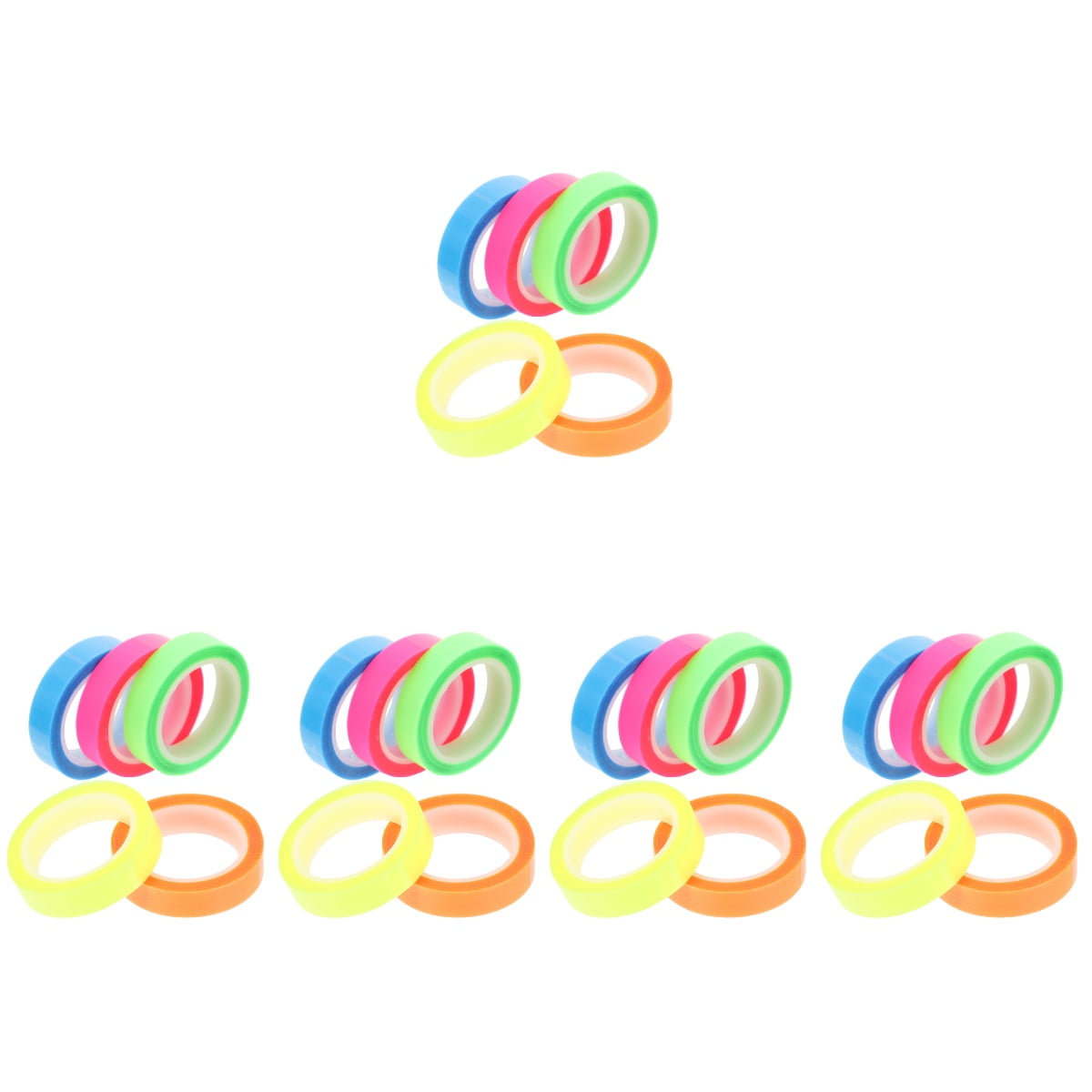 MLINS 25 Rolls of Transparent Reading Tapes Adhesive Sentence Highlight ...