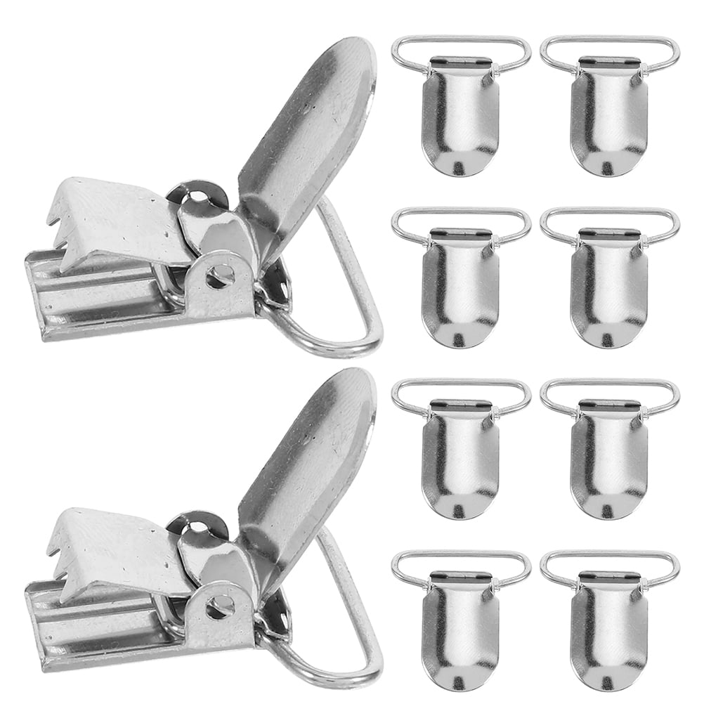 MLINS 25PCS Suspender Clips Metal Straps Fasteners Clips Sheet Holder ...