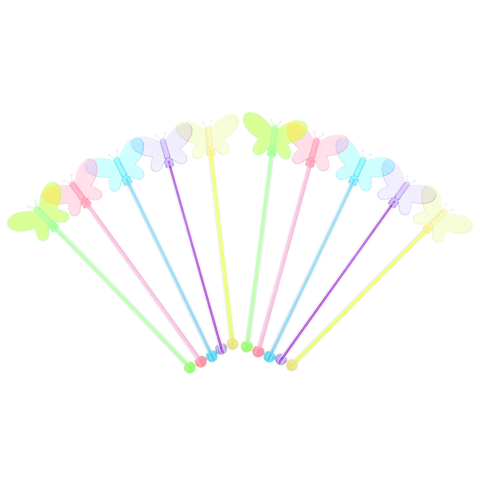 FONWILYO Acrylic Butterfly Shape Stirring Stick for Bartending Utensil ...
