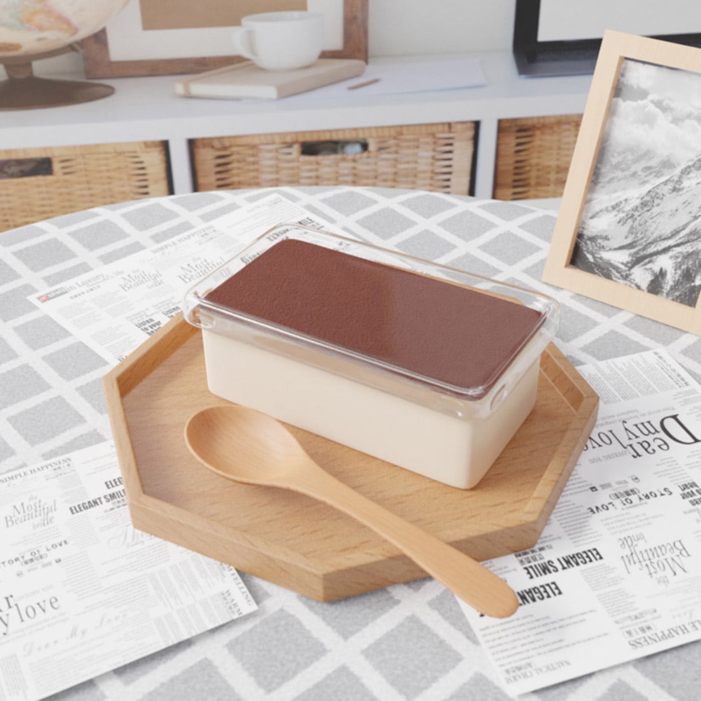 MLINS 25pcs Clear Bakery Boxes With Lids Transparent Cake Slice Boxes ...