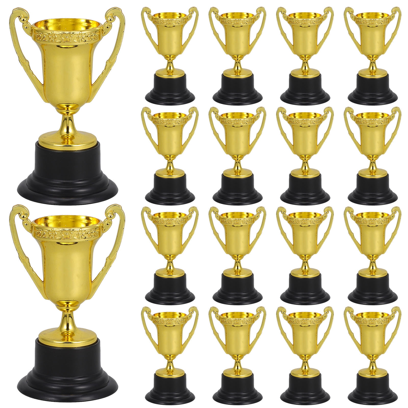 MLINS 25pcs Plastic Mini Trophies for Student Sports Awards with ...