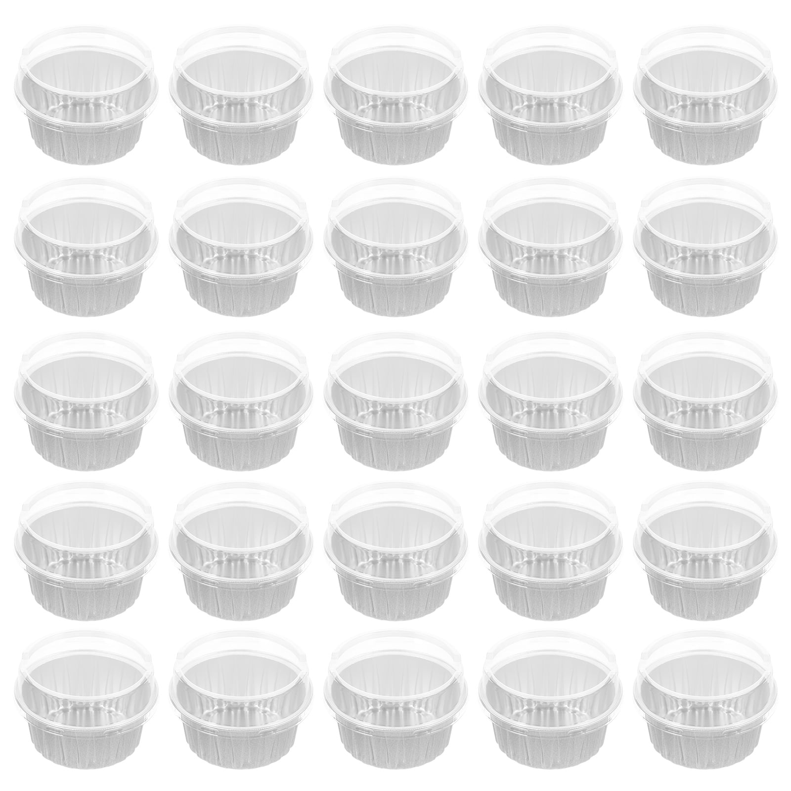 MLINS 25pcs Premium Ice Cream Cups Dessert Storage Boxes with Lids ...