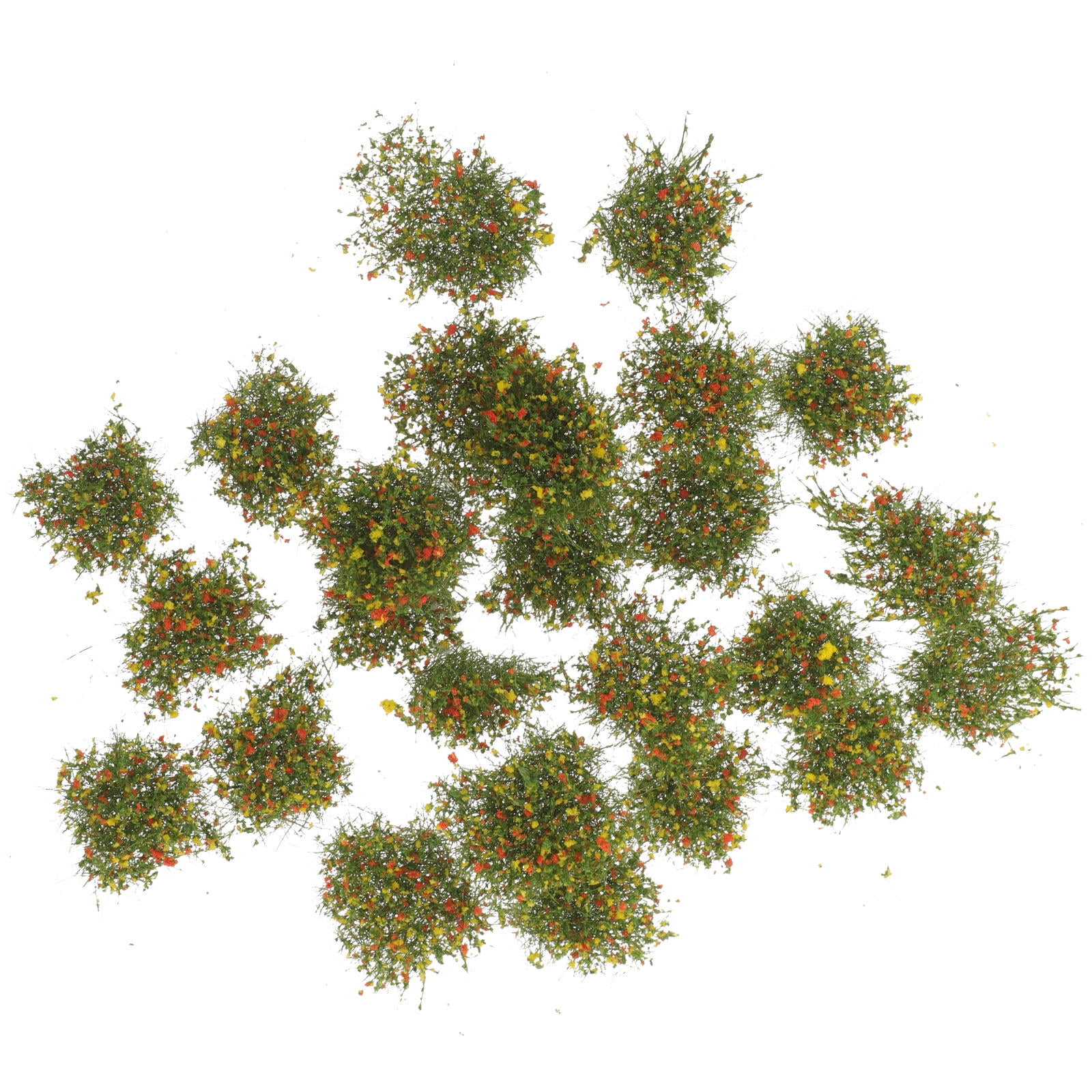 MLINS 25pcs Simulated Grass Tuft Model Railway Artificial Grass Tuft ...