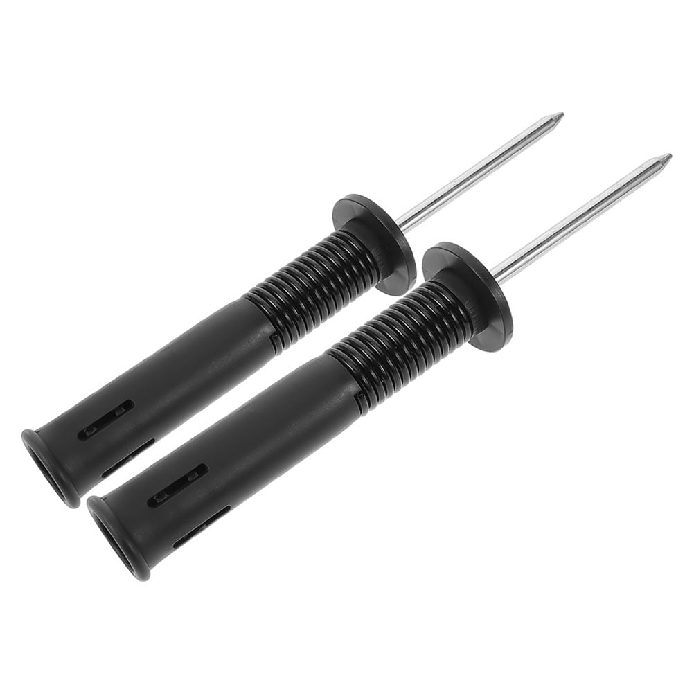 MLINS 2PCS Spring Loaded Flag Spike Stake for Football Flag Base Soccer ...