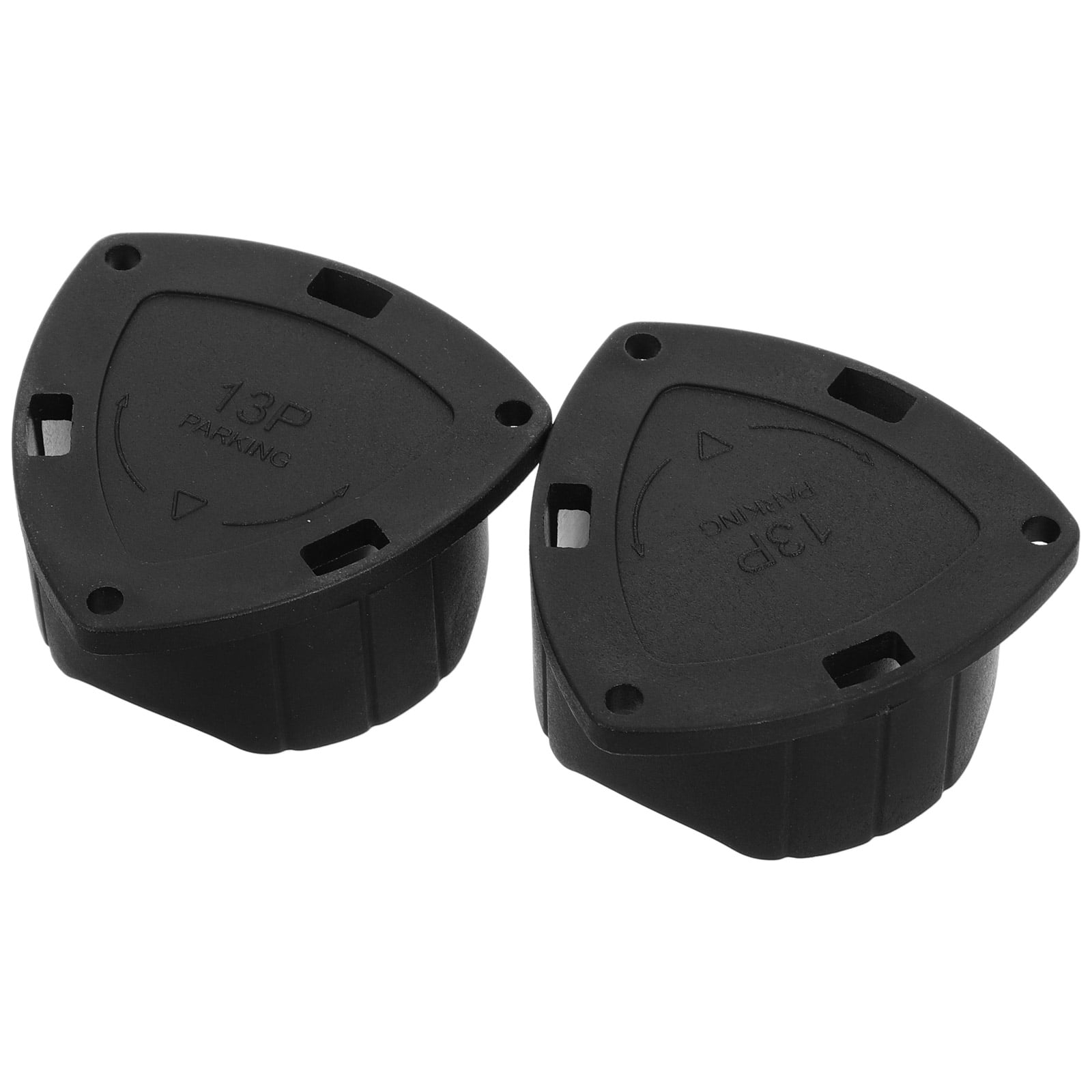 MLINS 2PCS Trailer Connector Plug Cap 13 Pin Alignment Cap Safe ...