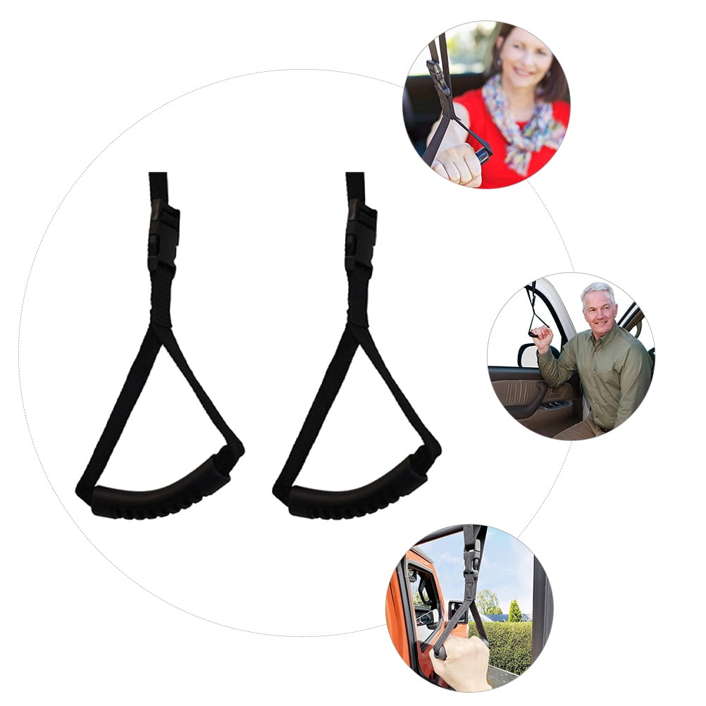 AURARMLET Ergonomic Support Handle 2Pcs Black for Elderly and Disabled ...