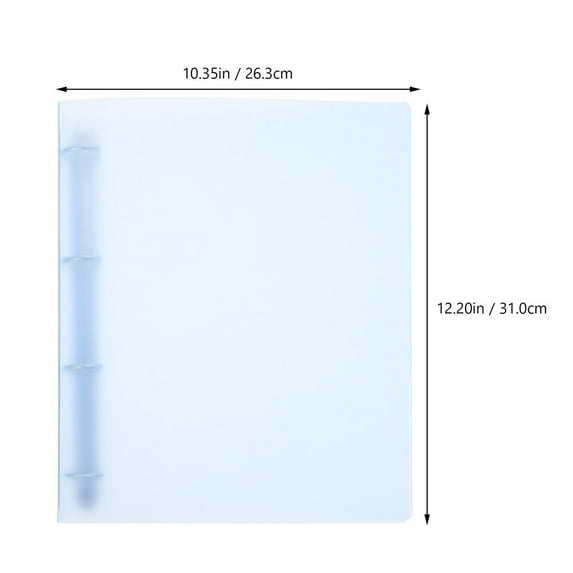 MLINS 2Pcs Blinder File Folder A4 File Folder Plastic Paper Folder ...