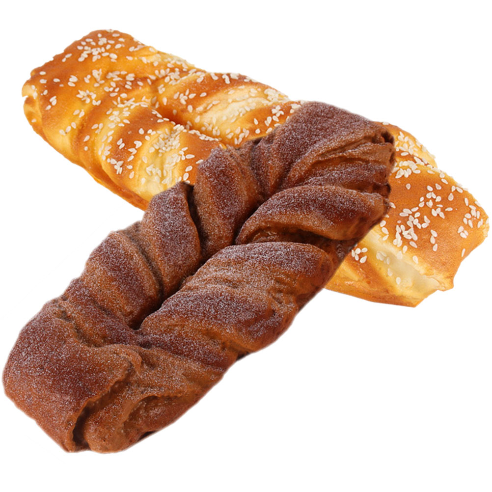 MLINS 2Pcs Fake Bread Modeling Statue Artificial Bread Model Simulation ...