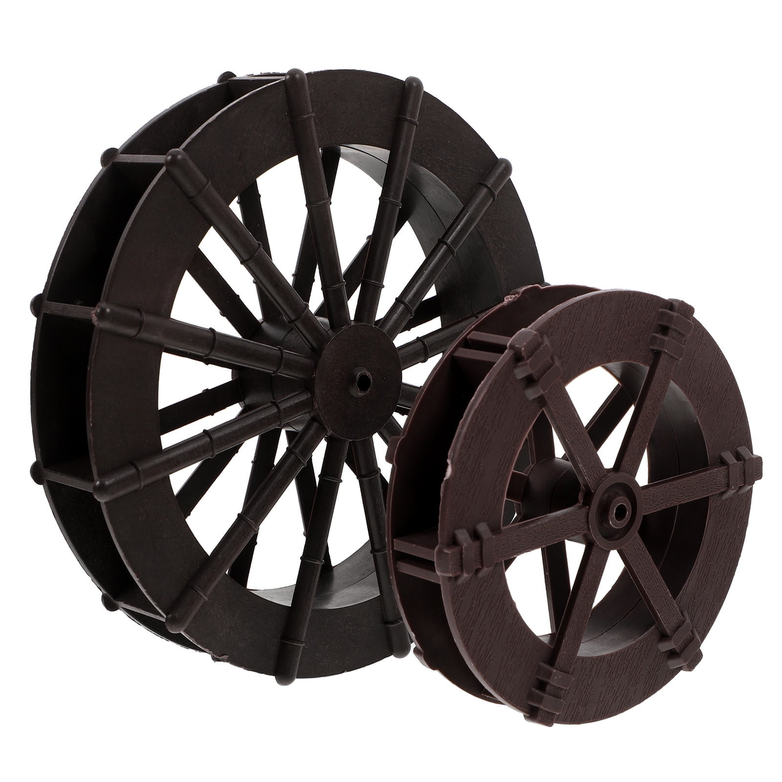 MLINS 2Pcs Fish Tank Water Wheel Decorations Waterfall Fountain Wheel ...